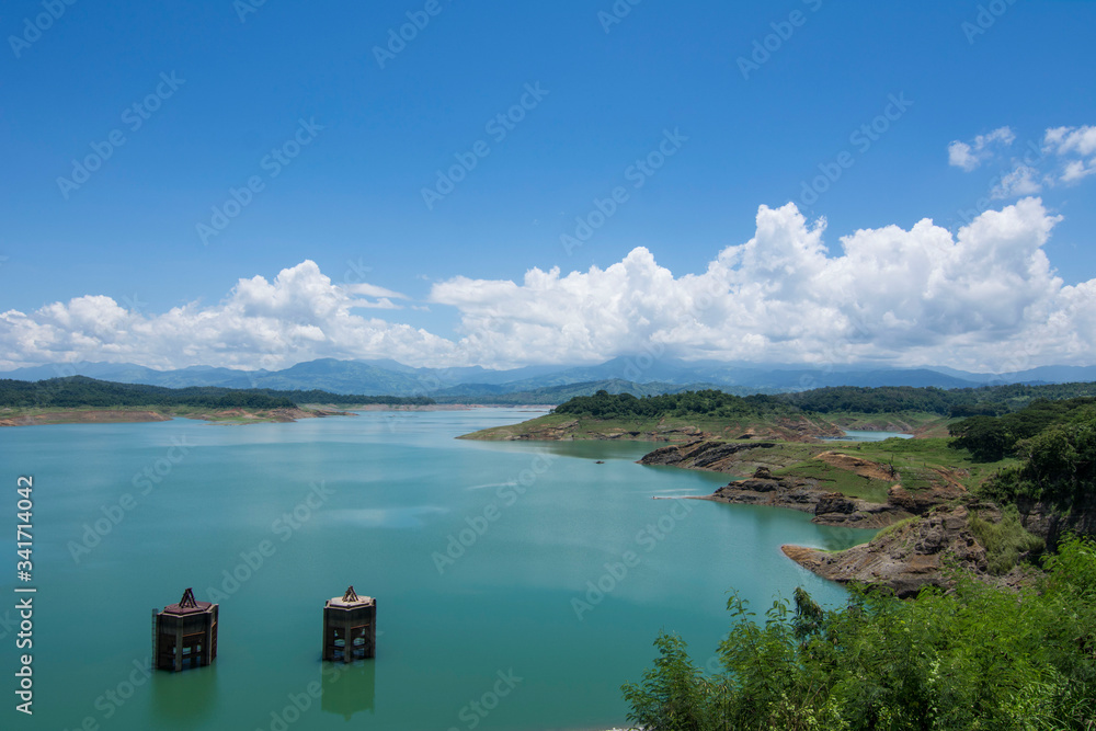 Pantabangan Artificial Lake and Dam in Nueva Ecija, Philippines. Sierra ...