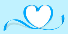 Blue Hearts Border Free Stock Photo - Public Domain Pictures