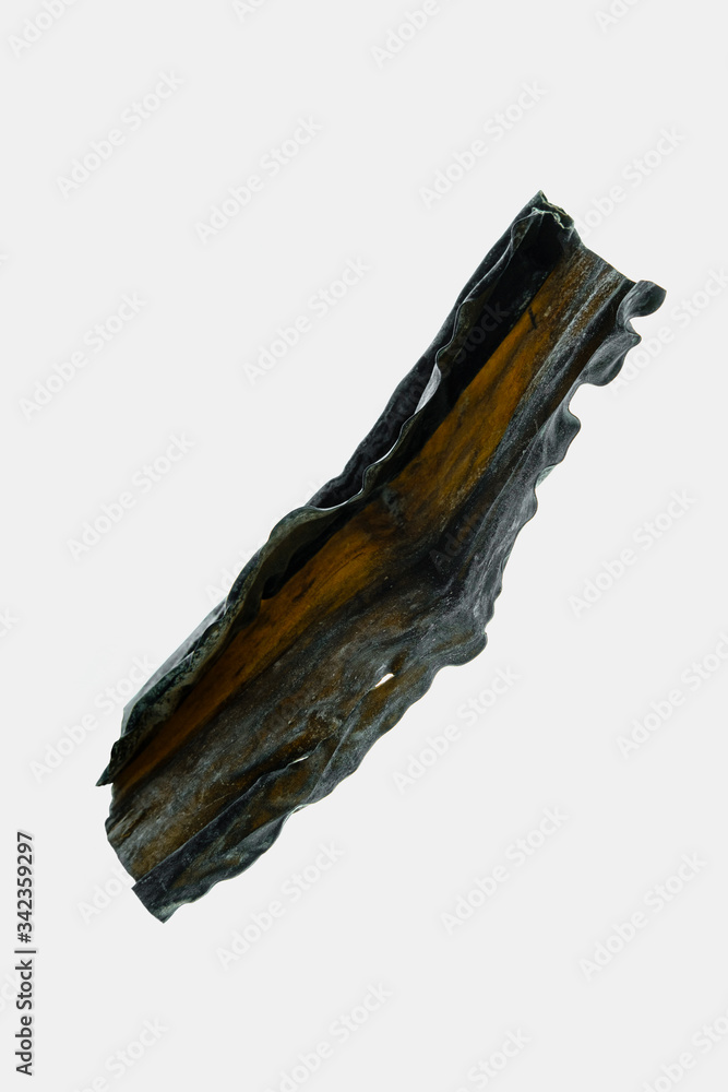 Konbu, seaweed dried used in Japanese cuisine, also known as dashima or ...