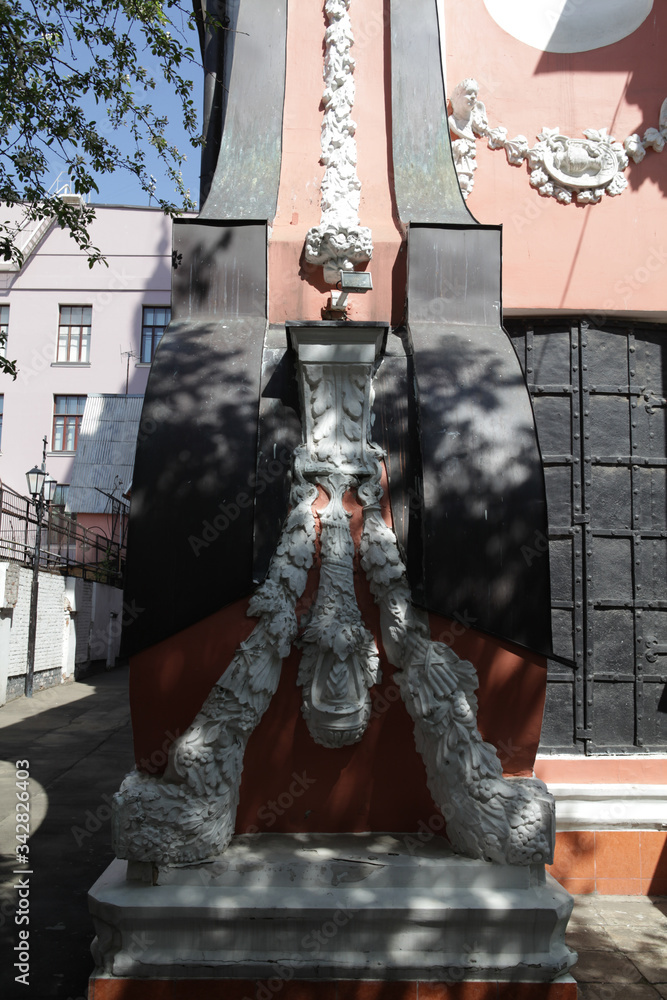 Detail of Menshikov Tower or Orthodox Church of Archangel Gabriel at ...