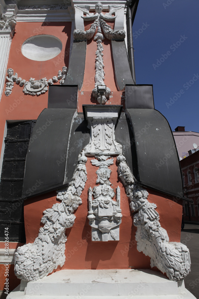 Detail of Menshikov Tower or Orthodox Church of Archangel Gabriel at ...
