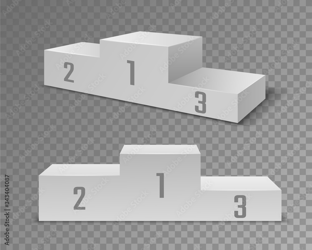 empty winners podium