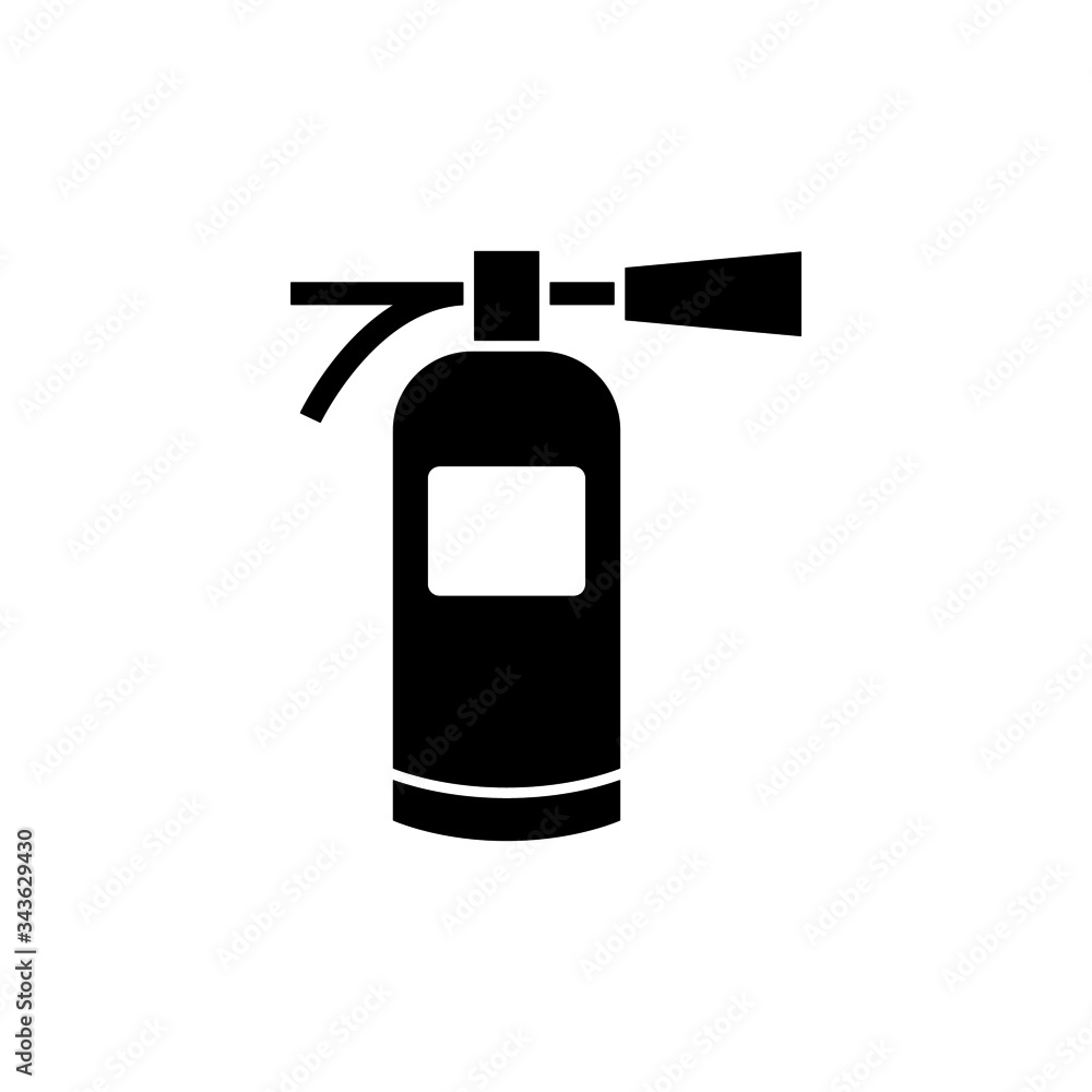 Fire extinguisher icon template, Fire extinguisher symbol vector sign ...