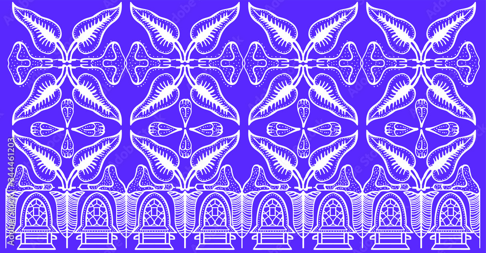 Sasambo Batik Pattern from Lombok - Indonesia. Background vector eps 10 ...