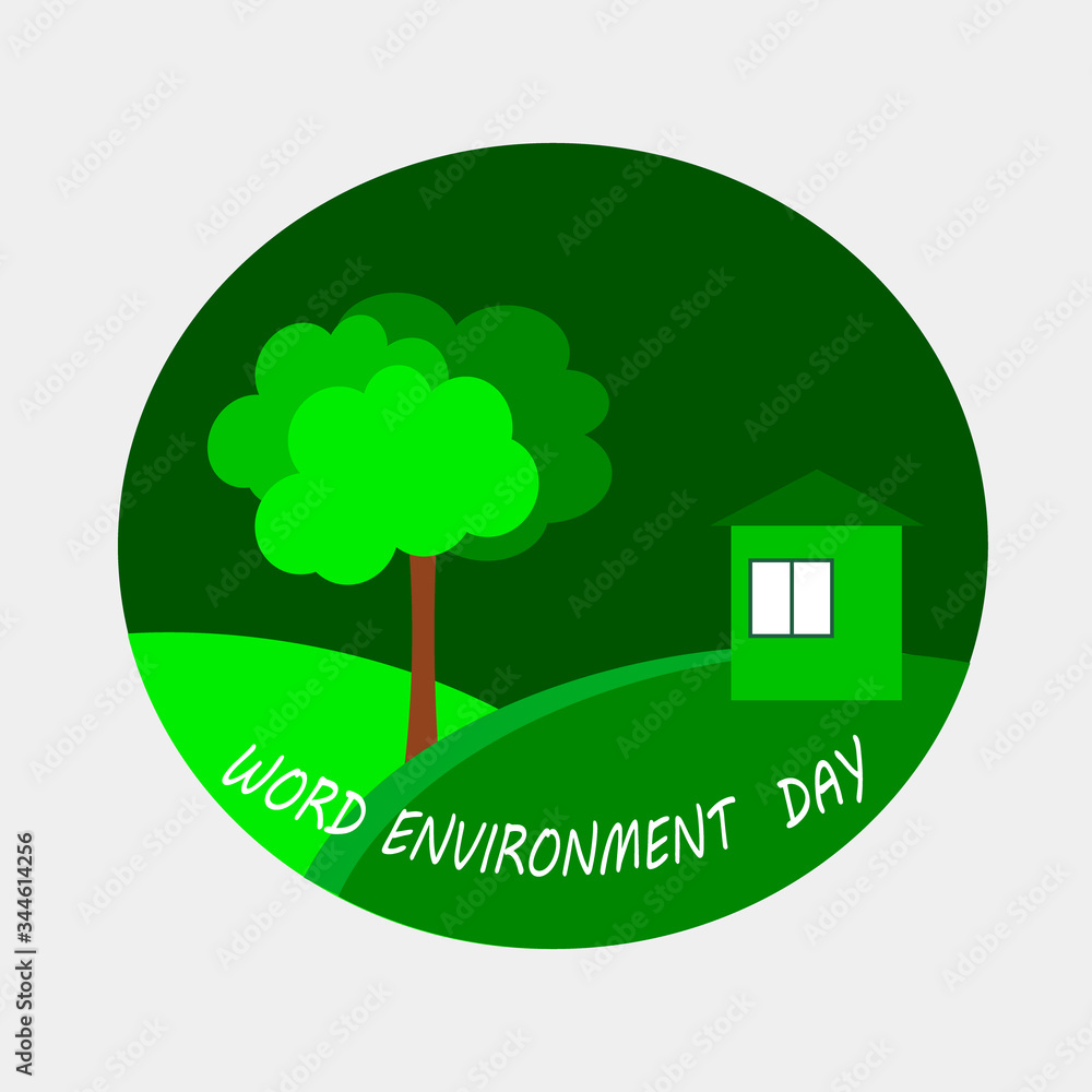 Save planet. World environment day logos for celebration design. Stock ...