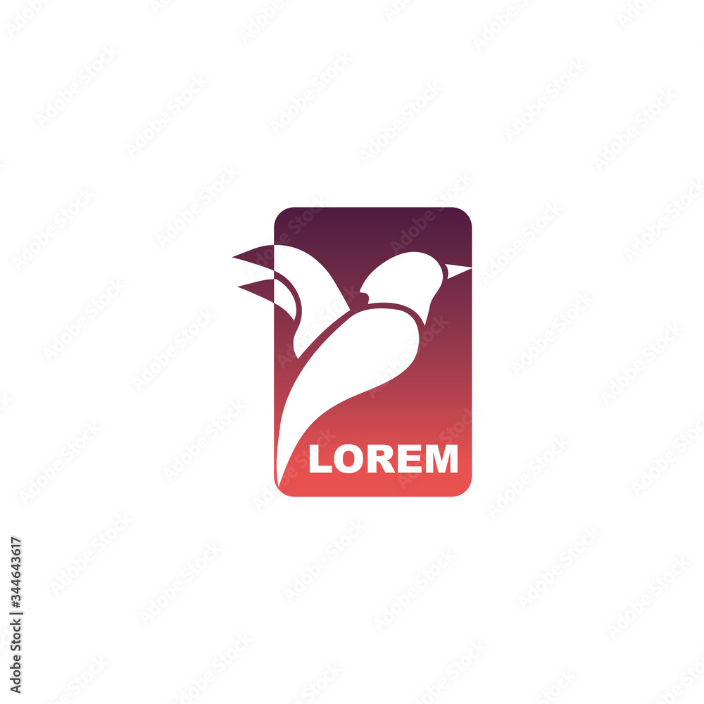 Abstract logo birds apps design concept template for your company ...