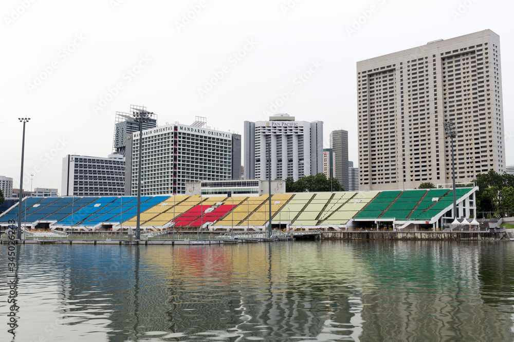 The Float at Marina Bay, also known as the Marina Bay Floating Platform ...