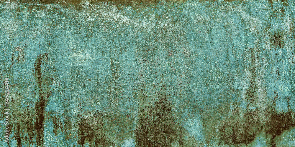 Old Green Corrosion Surface. Green Rust Grunge Sheets Of Metal ...