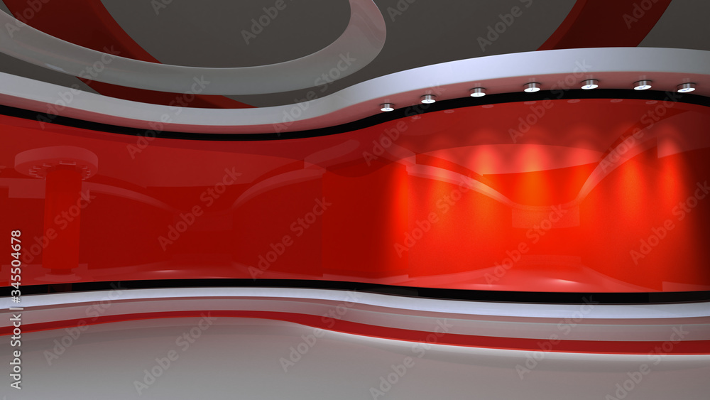 Red Studio. Red backdrop. News studio. The perfect backdrop for any ...