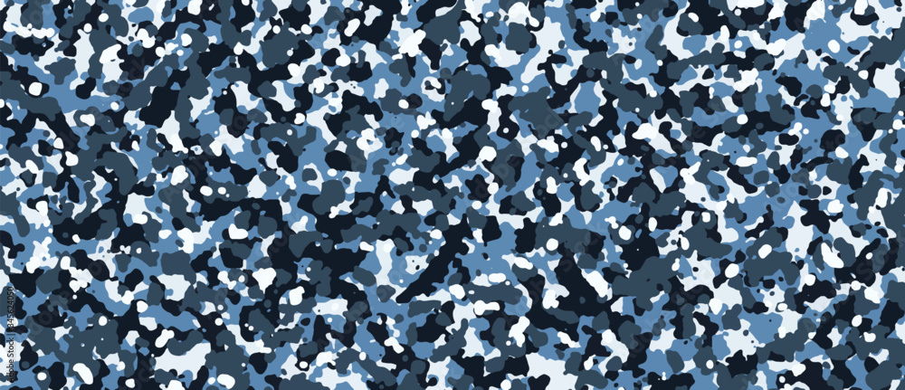 Blue and white Camouflage. Camo background, military pattern, army and ...
