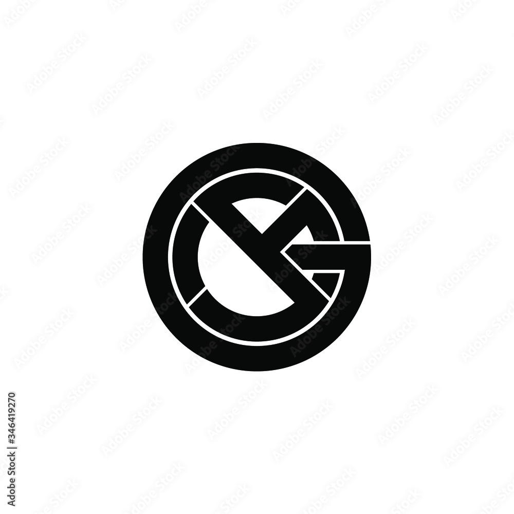 gsm letter original monogram logo design Stock Vector | Adobe Stock