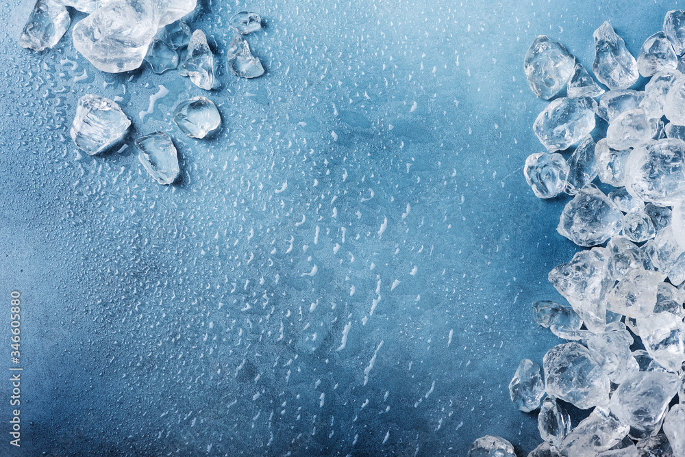 Different crystals of ice Stock Photo | Adobe Stock