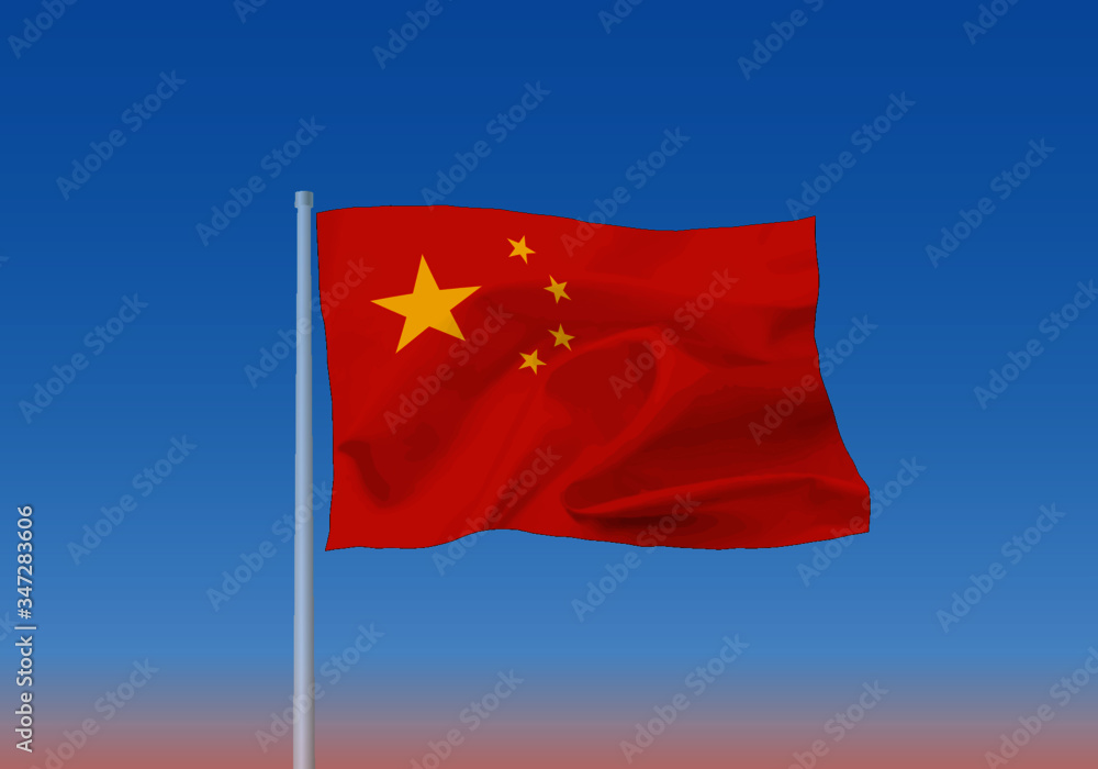 中国国旗 素材庫向量圖 | Adobe Stock