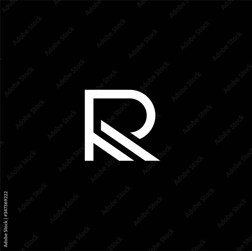 Letter R Logo Design letter R rm logo design template vector image ...