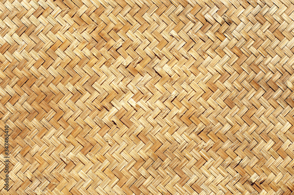 Handicraft woven bamboo texture and pattern for background. Stock Photo ...