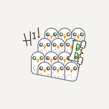 Hello Peeps Poster Free Stock Photo - Public Domain Pictures