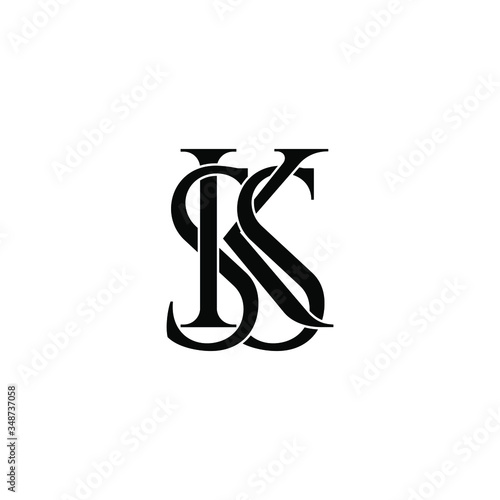 sks letter original monogram logo design Stock Vector | Adobe Stock