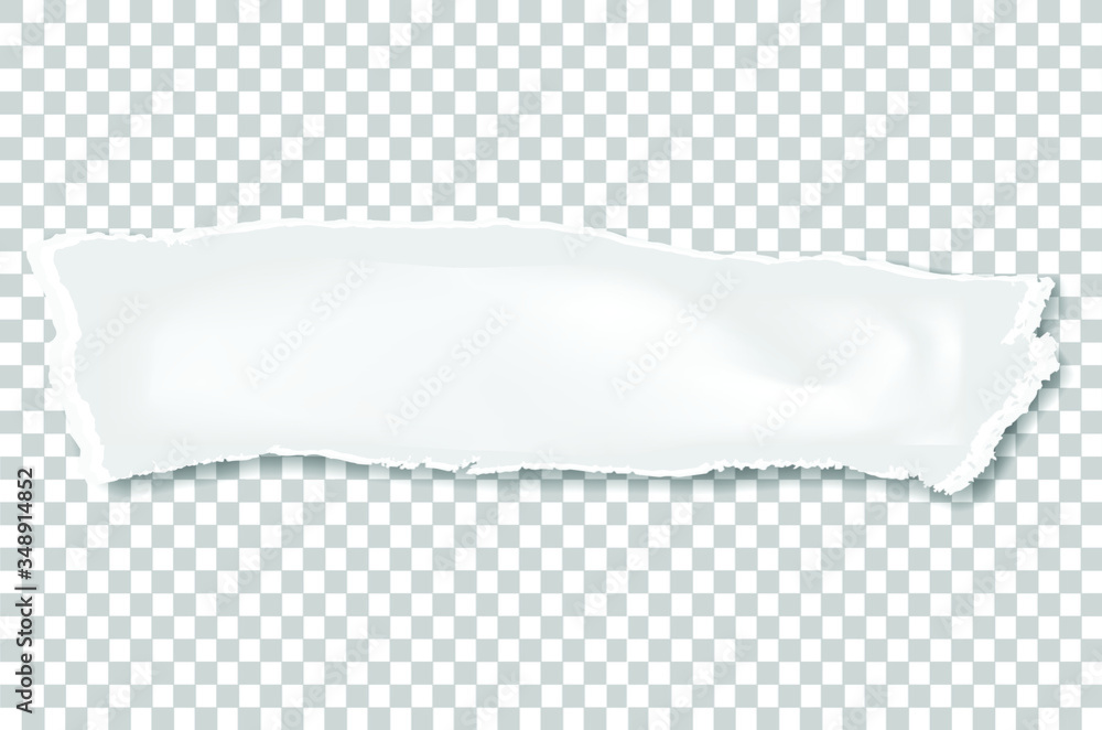 Torn paper edges for background. Ripped paper texture on transparent ...