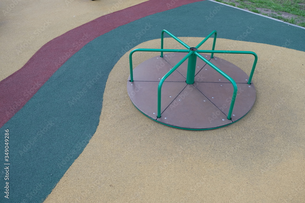 Playground Merry Go Round Carousel Children's Spinning Platform in ...