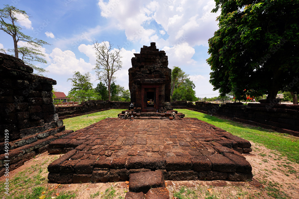 Ku Santarat the stone castle built in 1157-1207 AD in the reign of King ...