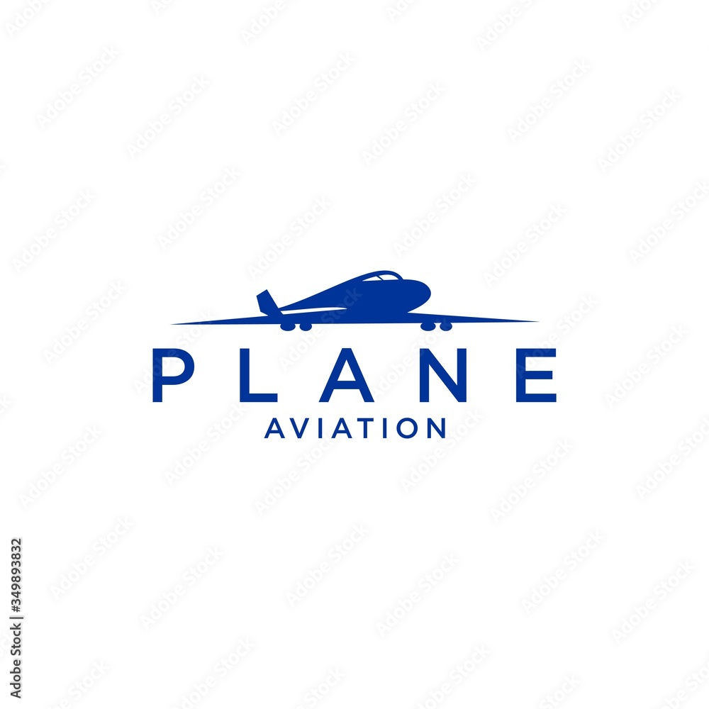 simple airplane,jet, air craft,logo design vector,aviation symbol Stock ...