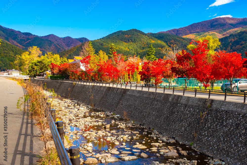 Japan. Kawaguchiko. island of Honshu. Mountain landscape of Japan ...