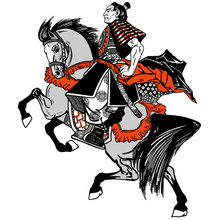 Samurai Riding Horse Free Stock Photo - Public Domain Pictures