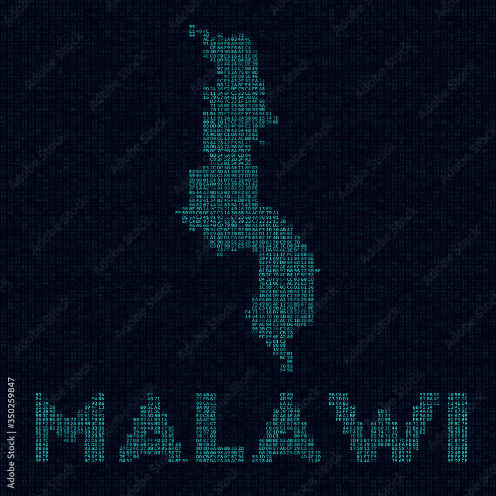 Malawi tech map. Country symbol in digital style. Cyber map of Malawi ...