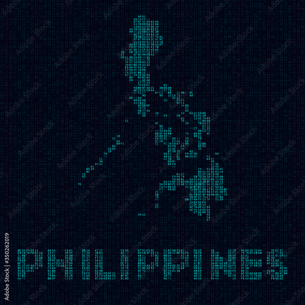 Philippines tech map. Country symbol in digital style. Cyber map of ...