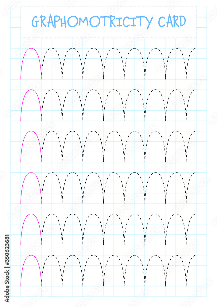 Printable worksheet for kids. Handwriting practice sheet. Writing ...