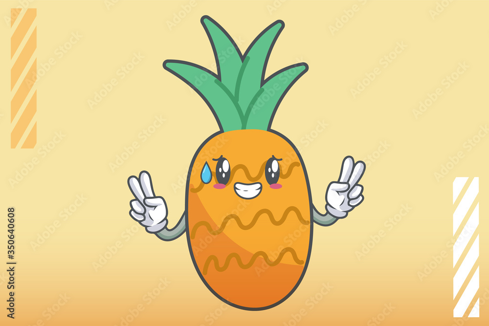 NERVOUS, PHEW, DISAPPOINTED, RELIEVED Face Emotion. Double Peace Hand ...