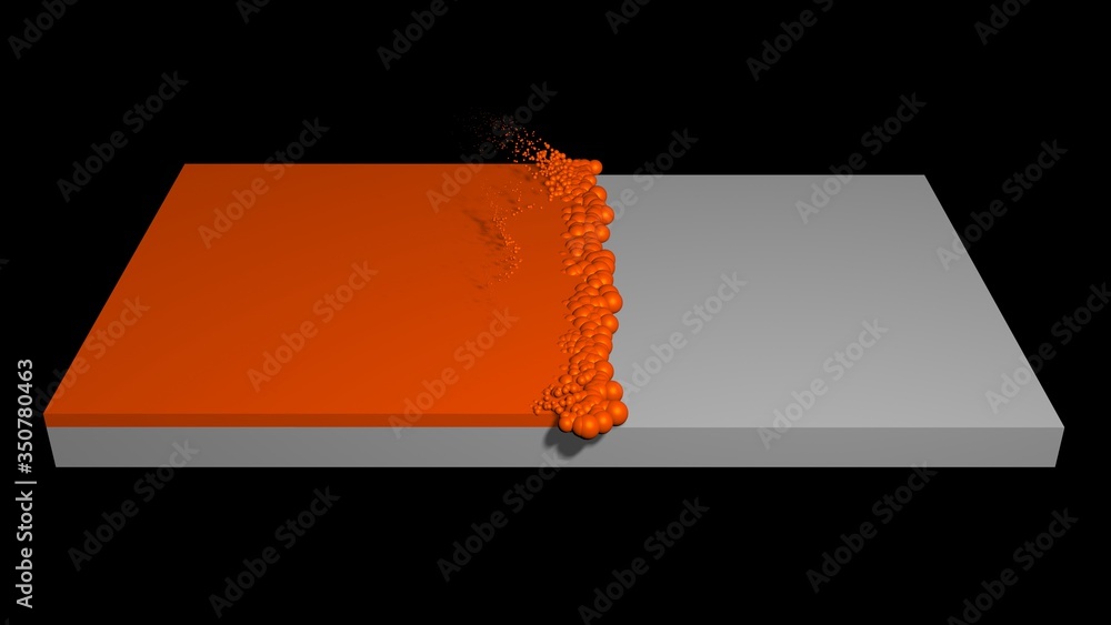 Paint , liquid coating applied to surface. Fluid spreads over solid ...