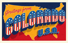 Colorado USA Travel Poster Free Stock Photo - Public Domain Pictures