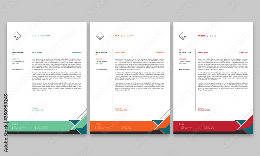 Corporate Letterhead/Letterhead Template/Company Letterhead Design ...