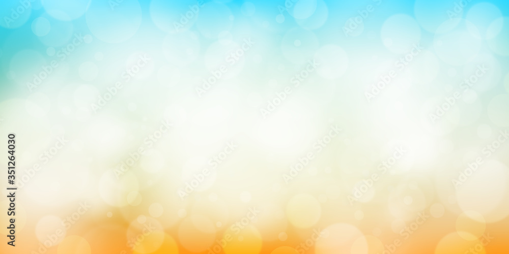 Summer background sky. Nature blue wallpaper Stock Illustration | Adobe ...