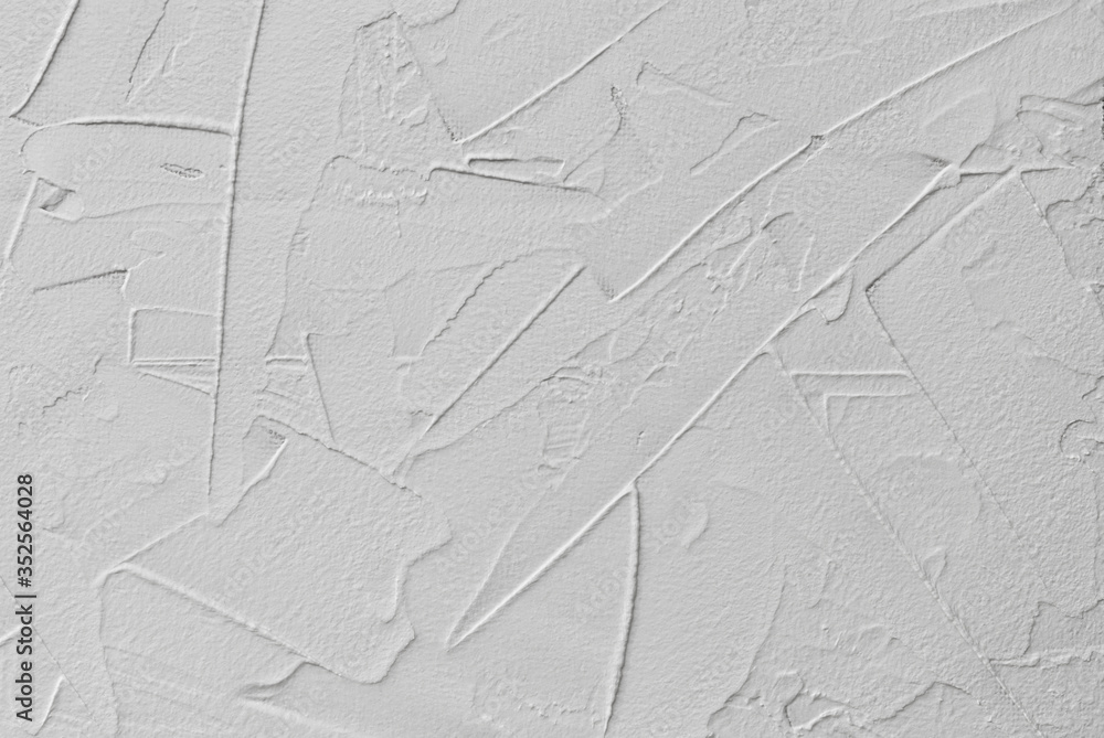 white abstract background of paste filler and bonding plaster with ...