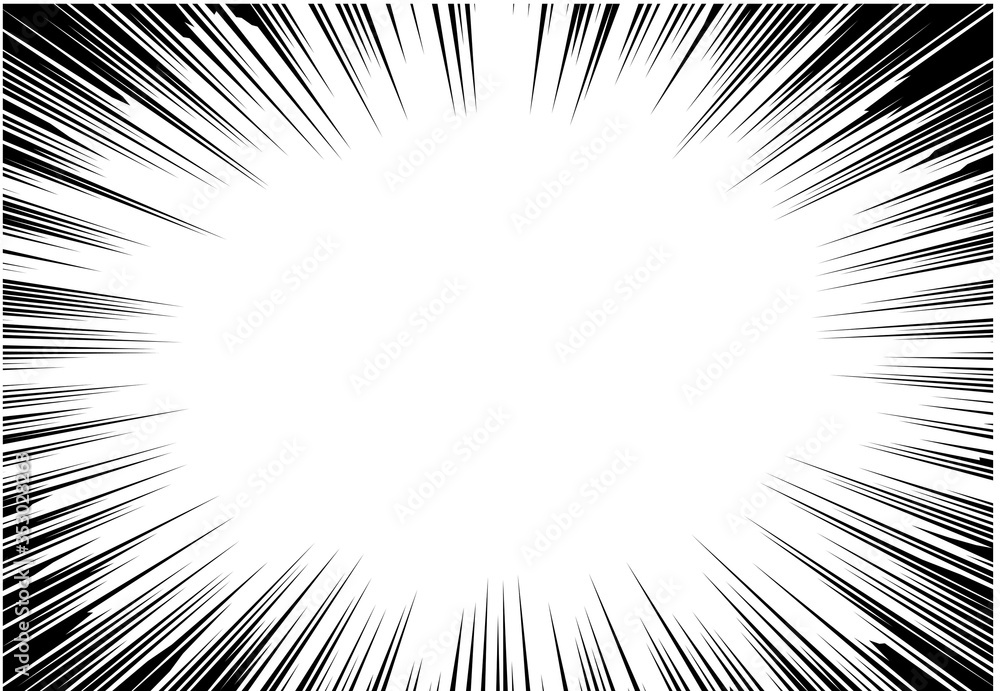 Manga screentone speed line consists of a flexible transparent backing ...