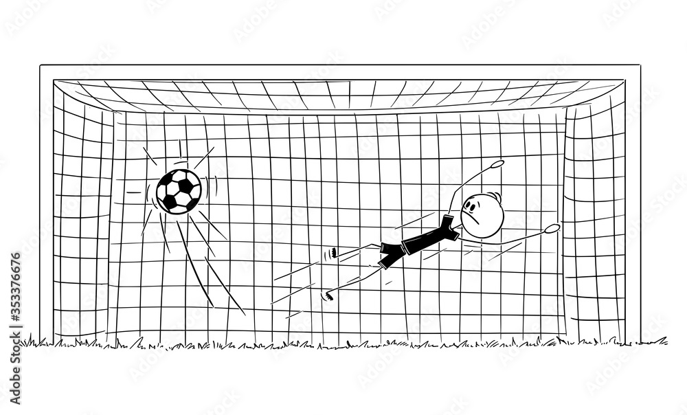 Vector cartoon stick figure drawing conceptual illustration of ...