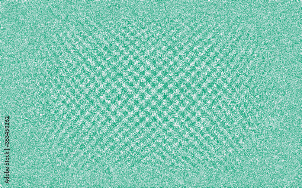 Framed fading gradient crosshatch pattern in shades of green for ...