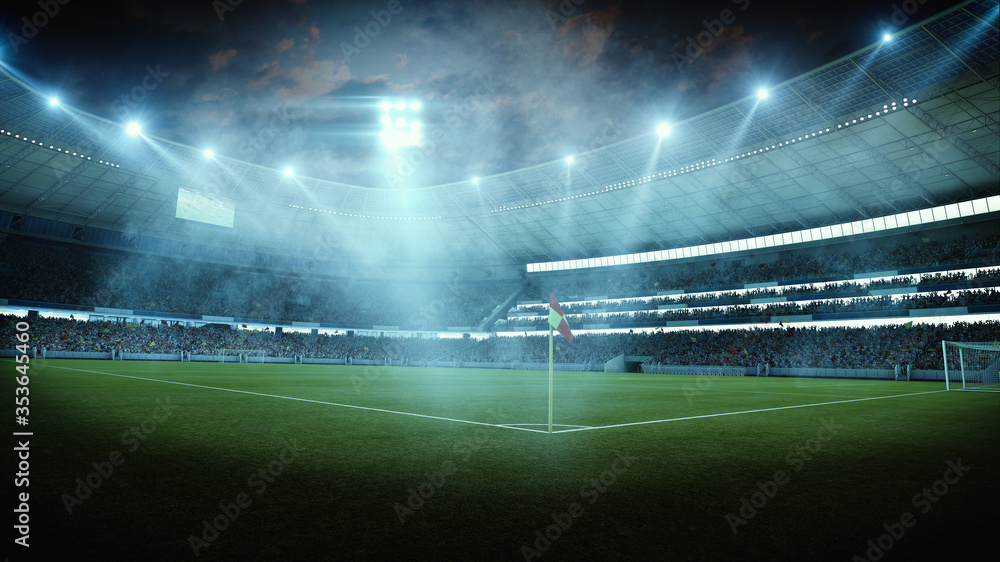 football arena and soccer stadium Stock Photo | Adobe Stock