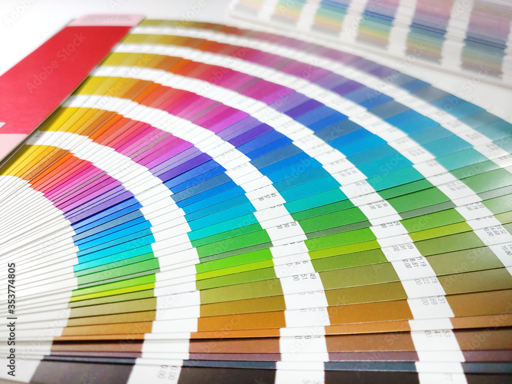 Special Premium Metallic Colour Swatch Book Stock Photo | Adobe Stock
