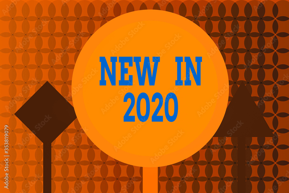 Handwriting text writing New In 2020. Conceptual photo what will be ...