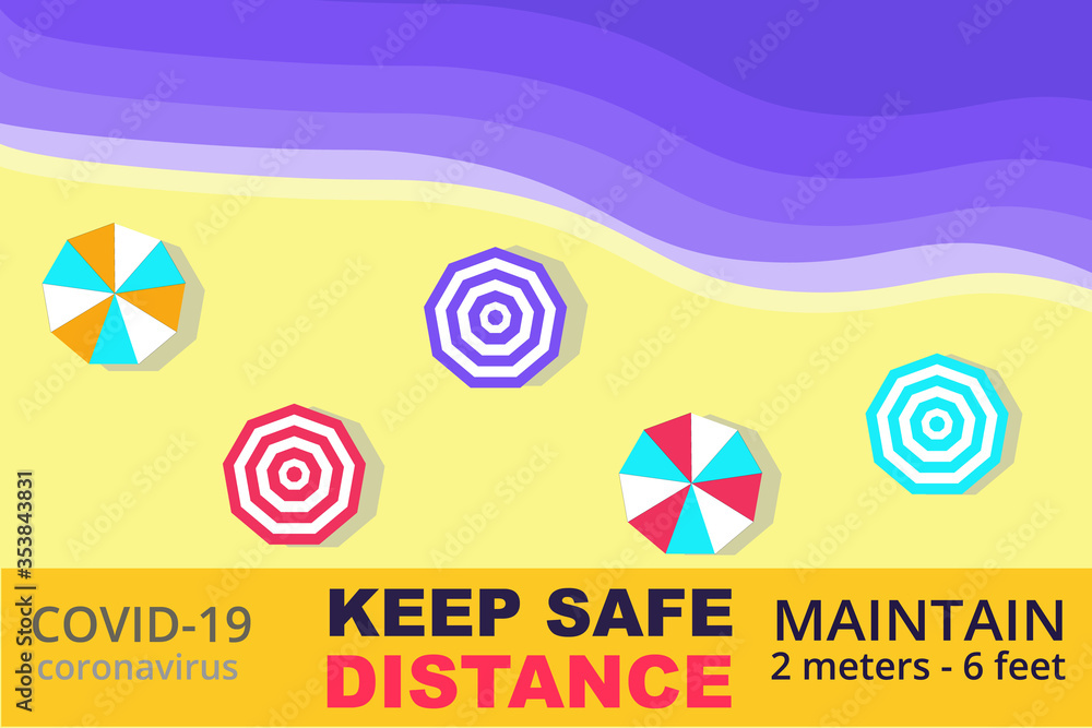 Social distancing and coronavirus covid-19 prevention: maintain a safe ...