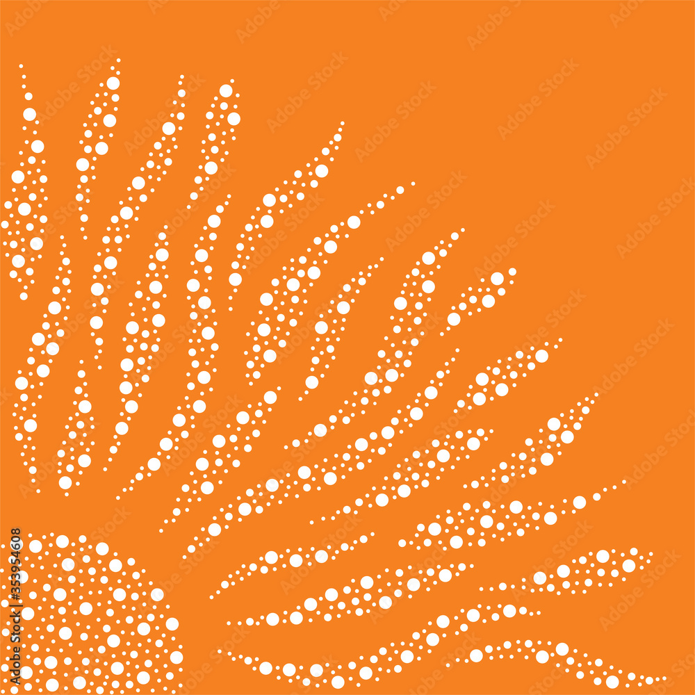 Vector lace sun for a summer greeting card. Sunny background. Template ...