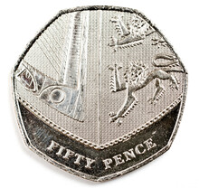 Fifty Pence 1994 Coin Free Stock Photo - Public Domain Pictures