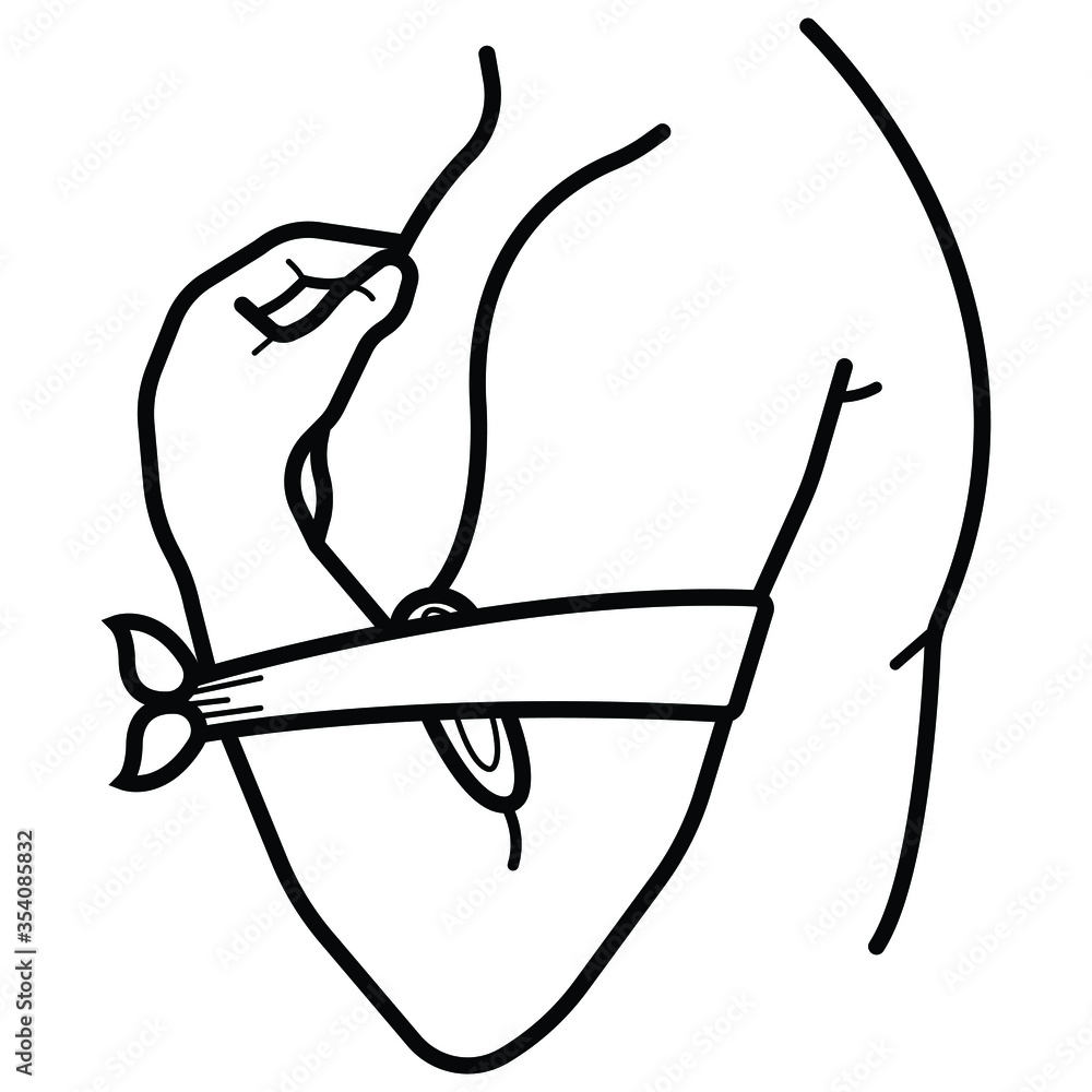 Arm fractures orthopedic cast line outline icon Stock Vector | Adobe Stock