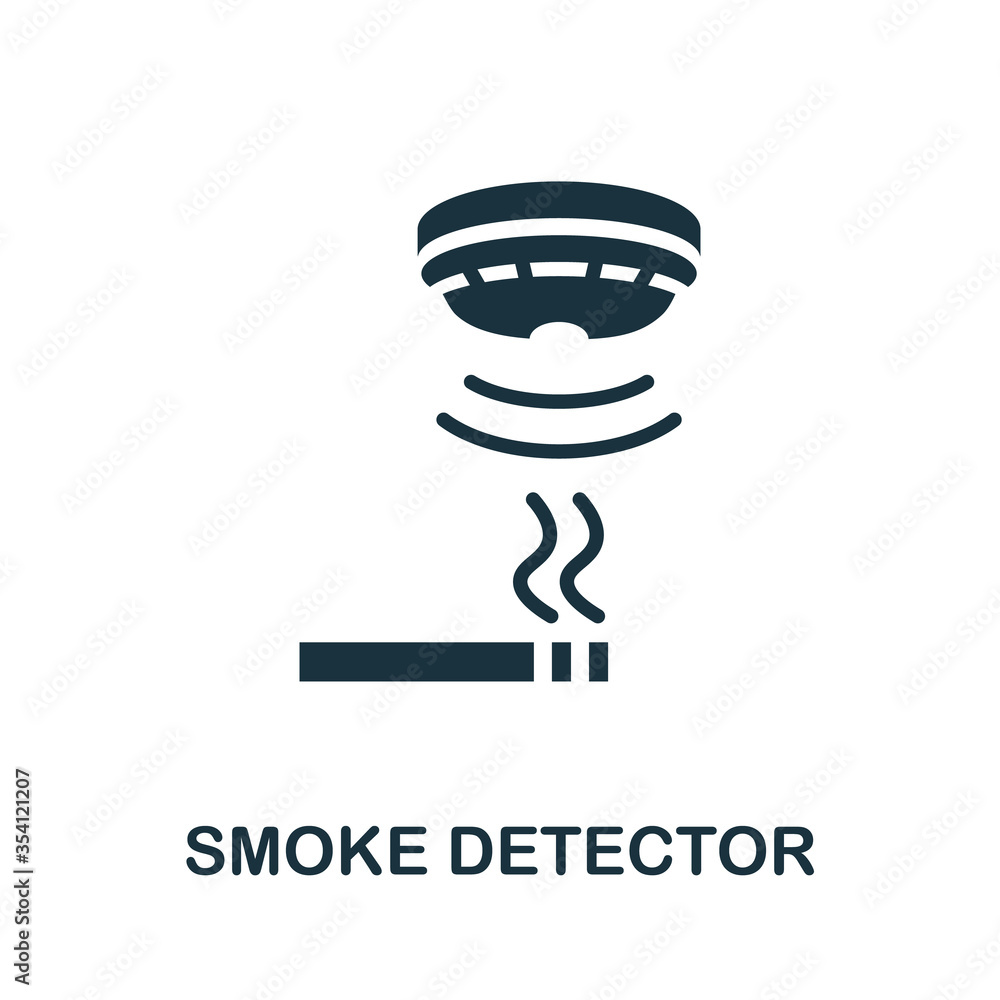 Smoke Detector icon. Simple element from sensors icons collection ...
