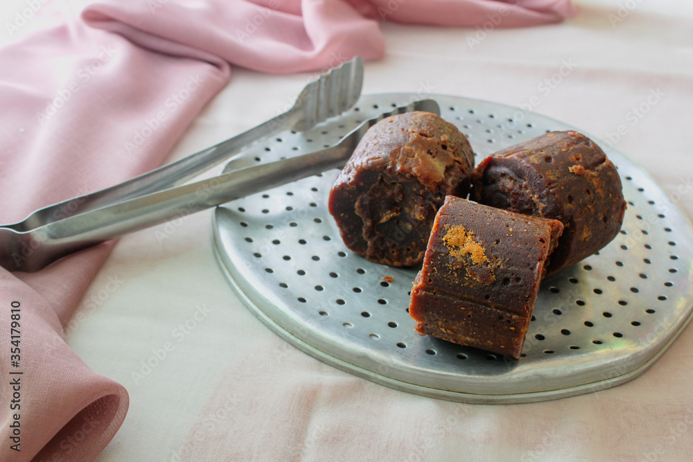 Gula Aren or Gula Jawa or sugar palm. Traditional Sugar from indonesia ...