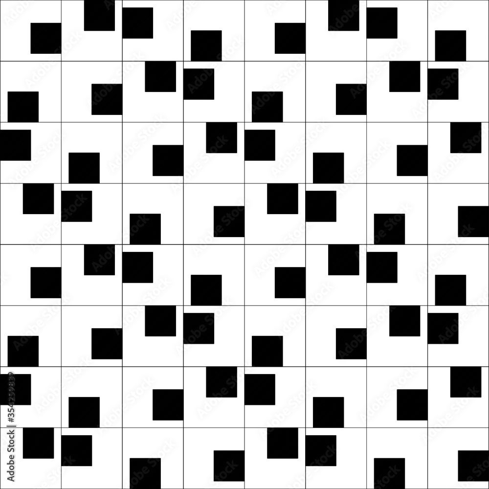 Vector de Stock Geometric square vector pattern. The pattern is formed ...