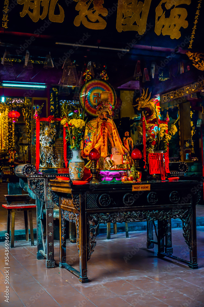 On Lang Temple (Hoi quan On Lang pagoda or Quan Am temple) or Ong Lao ...